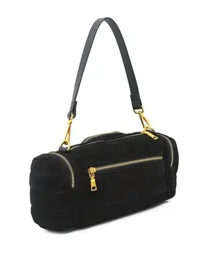 THINK ROYLN Lady Cargo Suede Crossbody - Black