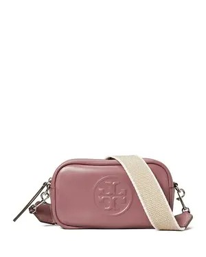 Tory Burch Miller Mini Leather Crossbody - Mauve