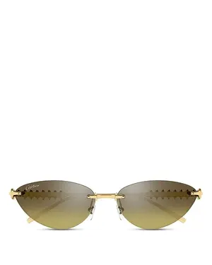 Cartier Cat Eye Sunglasses, 58mm