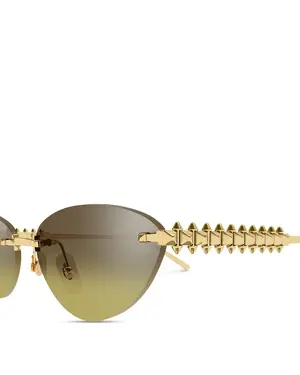 Cartier Cat Eye Sunglasses, 58mm