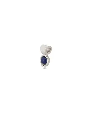 UNODE50 Sterling And Blue Stone Plated Charm