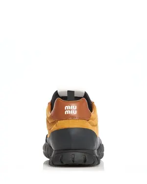 Miu Miu Tyre Nylon Sneakers