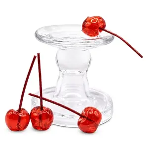 BODI Cherry Jelly Candles, Set Of 4 - Red