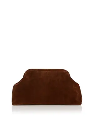 Aqua Suede Clutch Exclusive