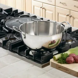 CUISINART Chef's Classic Stainless 5.5 Quart Multi-purpose Pan With Glass Lid