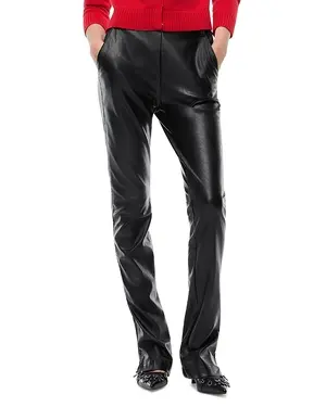 Pinko Pereschia Coated Trousers - Black