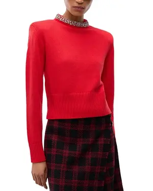 Pinko Berlino Crewneck Sweater - Red