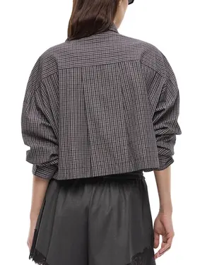 Pinko Carlina Cropped Tie Shirt