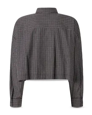 Pinko Carlina Cropped Tie Shirt