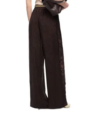 Pinko Philesia Jacquard Drawstring Pants