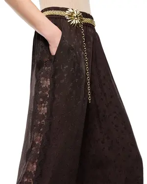 Pinko Philesia Jacquard Drawstring Pants