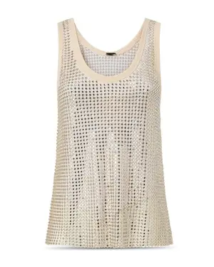 Pinko Waiting Embellished Tank Top