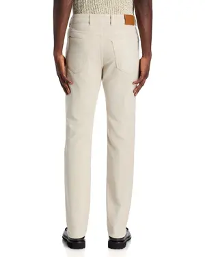 Boglioli Finewale Stretch Corduroy Five Pocket Pants - Beige