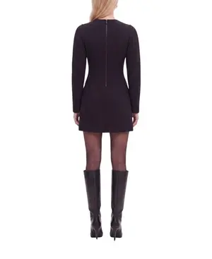 NOCTURNE Balloon Sleeve Structured Mini Dress