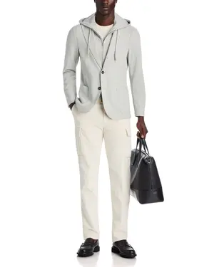 Eleventy Cotton Modal Stretch Corduroy Cargo Pants