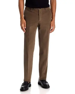 SLOWEAR Incotex Finewale Stretch Corduroy Regular Fit Pants - Beige