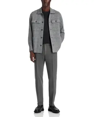 SLOWEAR Incotex Doeskin Regular Fit Garment Dyed Stretch Cotton Pants - Dark Grey