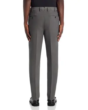 SLOWEAR Incotex Doeskin Regular Fit Garment Dyed Stretch Cotton Pants - Dark Grey