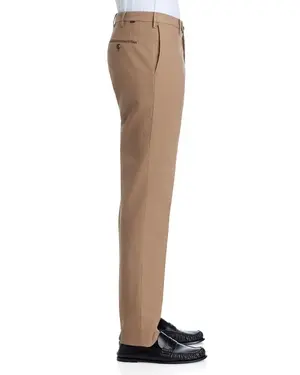 SLOWEAR Incotex Doeskin Regular Fit Garment Dyed Stretch Cotton Pants - Tan