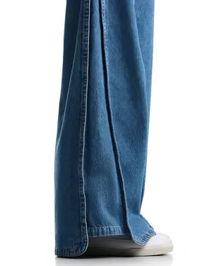 Emporio Armani High Rise Wide Leg Jeans
