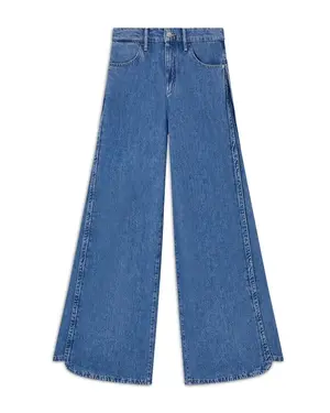 Emporio Armani High Rise Wide Leg Jeans
