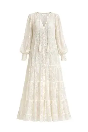 LITTLE LIES Rhiannon Ivory Maxi Dress