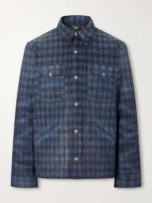 Ralph Lauren Holland Checked Denim Jacket - Blue