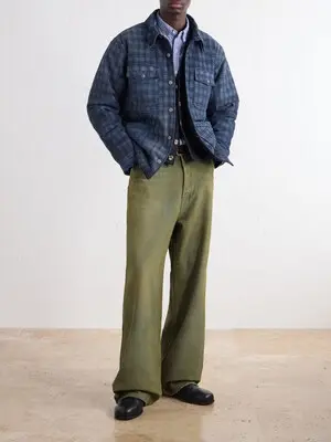 Ralph Lauren Holland Checked Denim Jacket - Blue