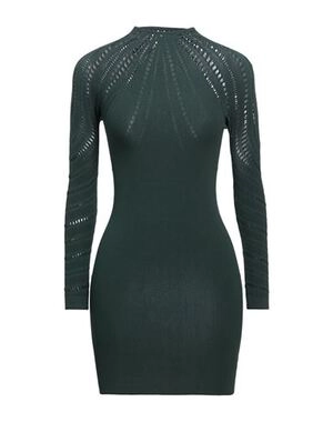 Wolford Mini Dress Dark Size Virgin Wool, Polyamide, Elastane