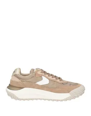 VOILE BLANCHE Sneakers Size Textile Fibers, Leather