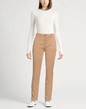 Liu Jo Pants Camel Size Cotton, Elastane