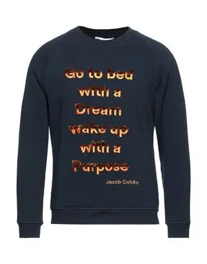 JACOB COHЁN Sweatshirt Midnight Size Cotton, Elastane, Polyamide