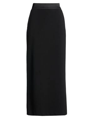 COMPAGNIA ITALIANA Maxi Skirt Size Polyester, Elastane - Black