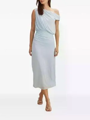 EVER NEW Honey One-shoulder Midi Dress - Blue