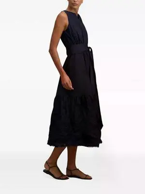 EVER NEW Evie Embroidered Midi Dress - Blue