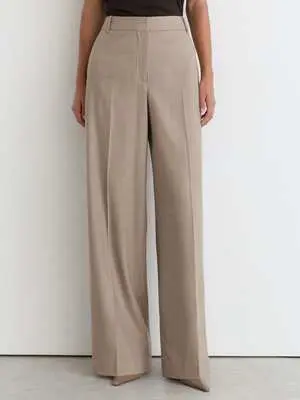 REISS Juniper Wool-blend Wide-leg Suit Trousers