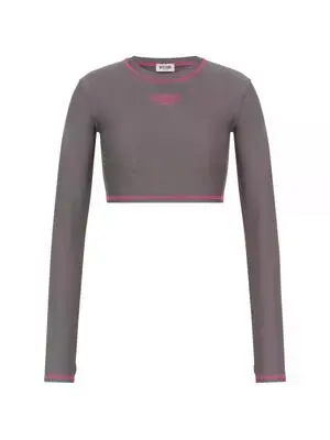 Moschino Logo-print Cropped Top