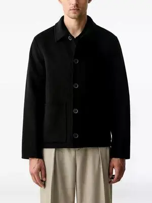Marc O'polo Patch-pocket Button-up Jacket - Black