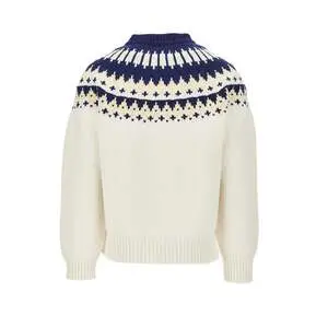Dsquared2 Jacquard Otif Wool Sweater An