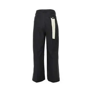 THESTROY Distressed Twill Pants With Darts