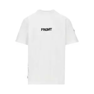 MONCLER X FRAGMENT Hirohi Fujiwara Print T-hirt - White