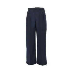 THESTROY Twill Pants With Darts - Blue