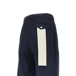 THESTROY Twill Pants With Darts