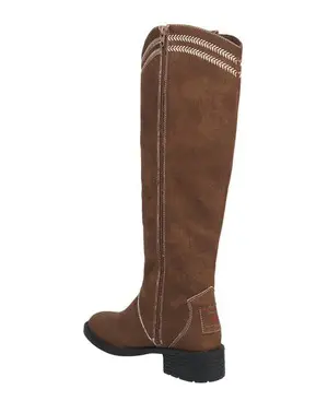 True Religion Sza Logo Knee High Cowboy Boot