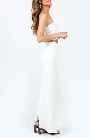 Princess Polly Martha Strapless Crop Top & Skirt Set