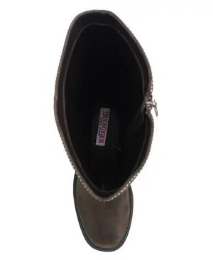 True Religion Kehlani Bling Logo Boot - Chocolate