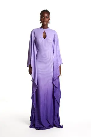 OFUURE Viola Kaftan Maxi Dress - Purple