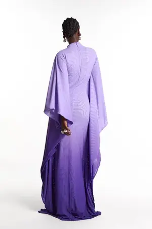 OFUURE Viola Kaftan Maxi Dress - Purple