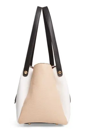 Sondra Roberts Faux Leather Satchel
