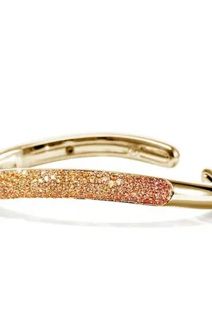 John Hardy Artisan Series 18k Sapphire Ombre Surf Cuff